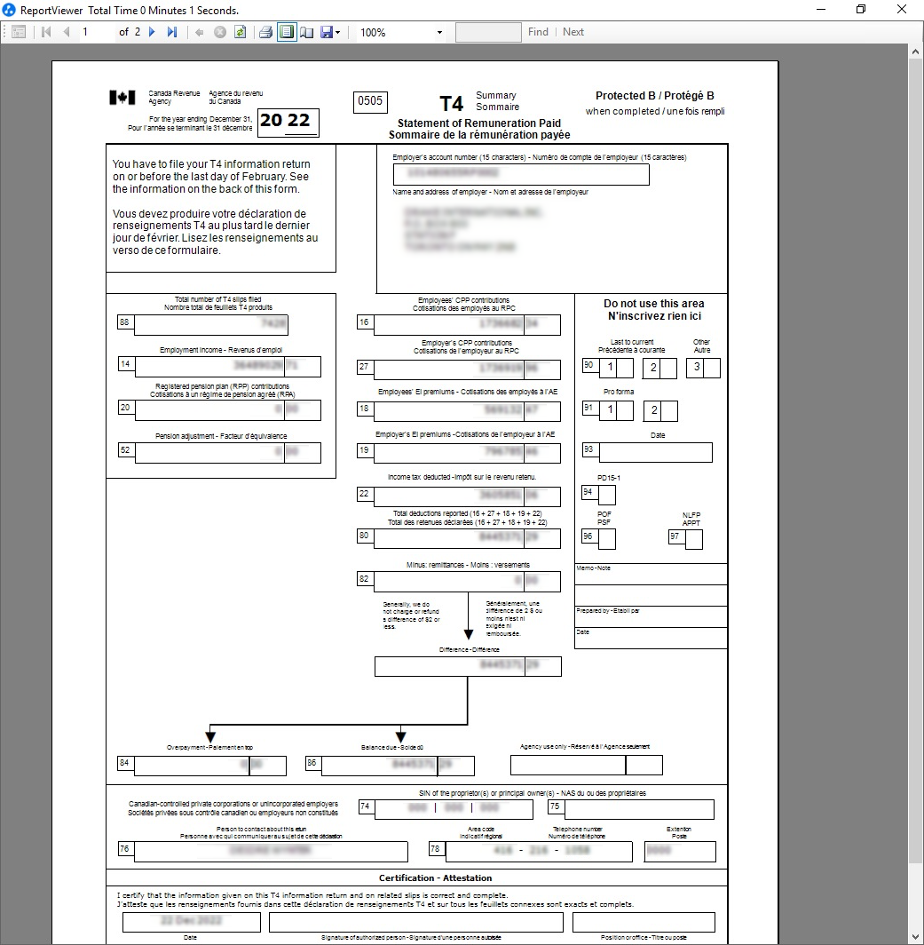 Generate T4 and T4A – Support Center