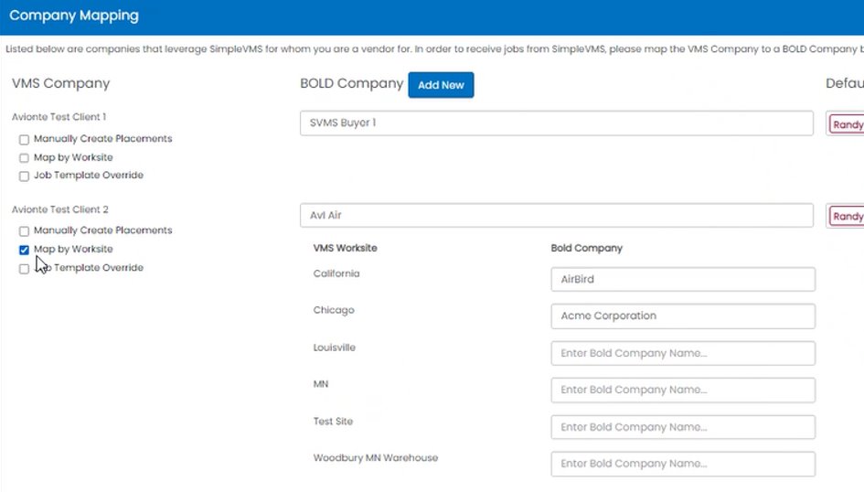 Simplevms Mapping Support Center